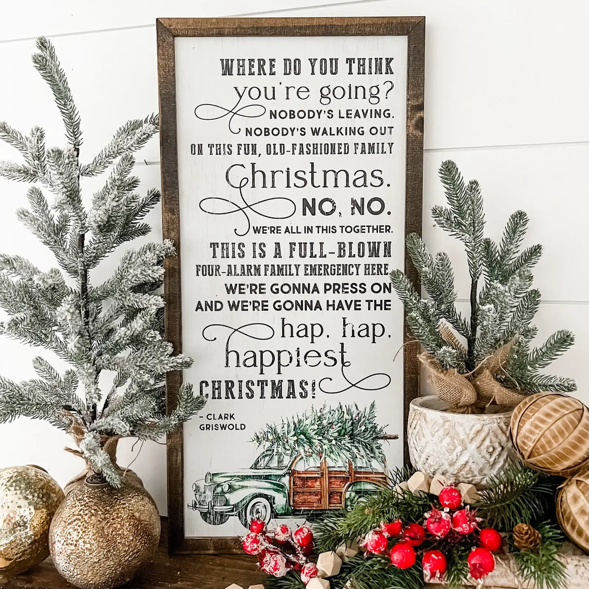Clark Griswold's Jolliest Bunch Quote Sign — heartlandstoremn